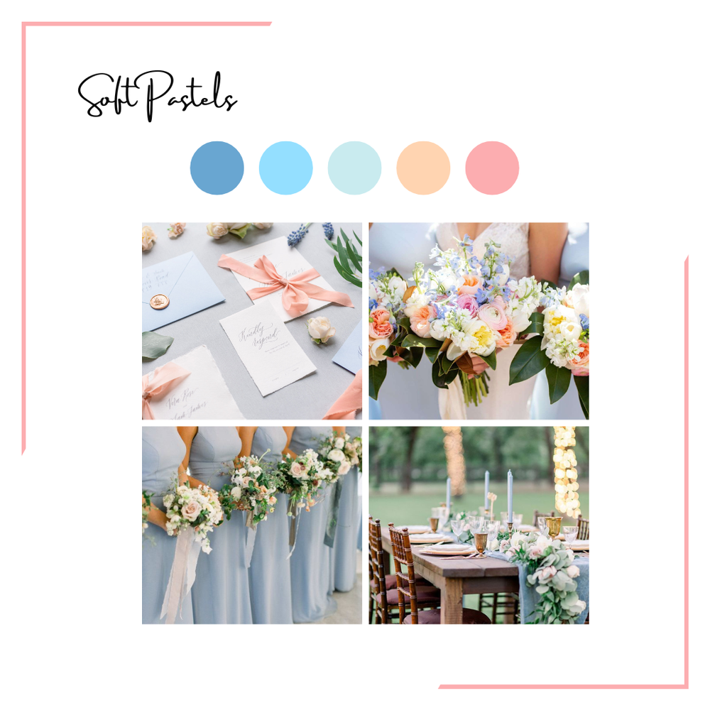 Spring Wedding Color Palettes — The Styled Stem