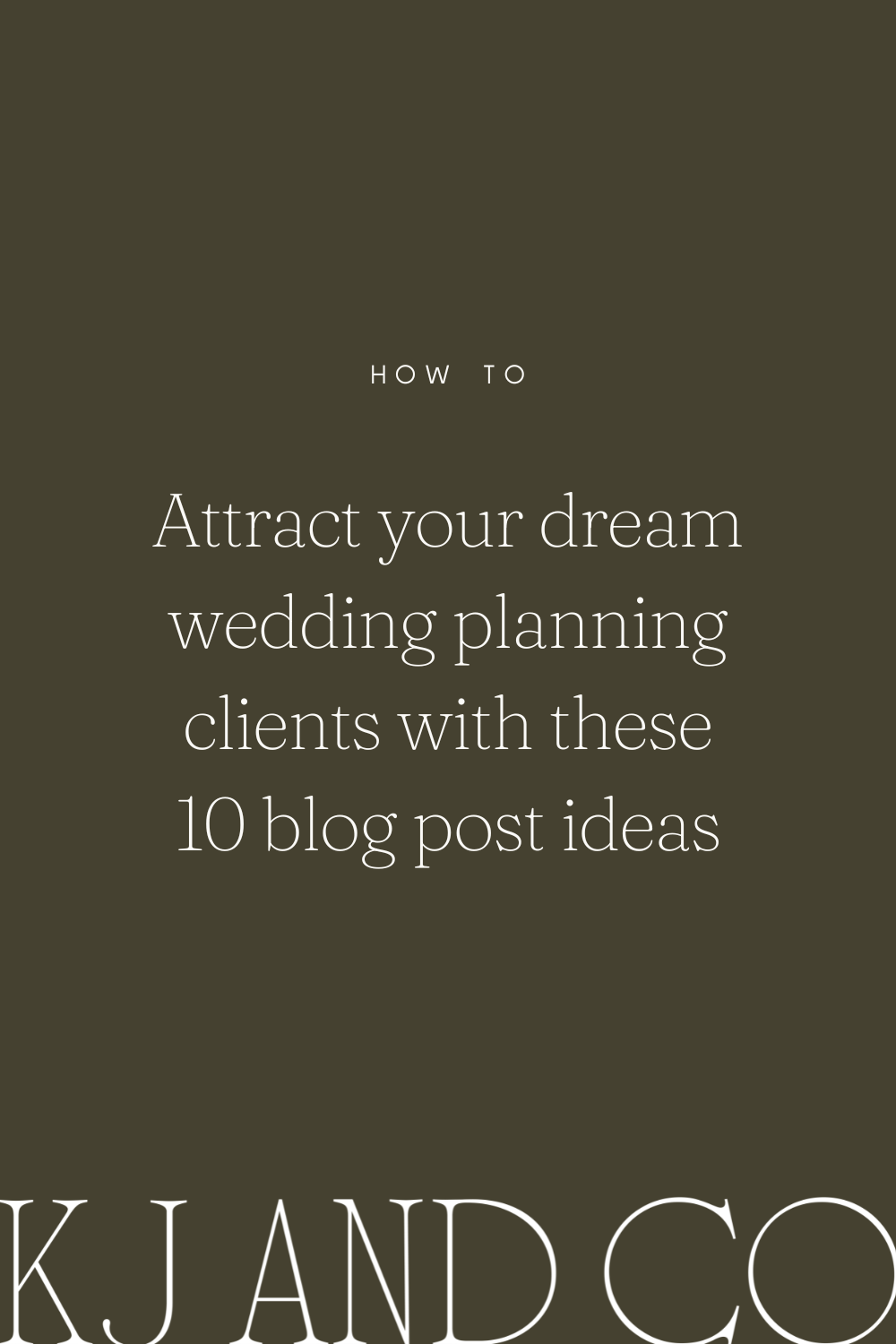 10 Blog Post Ideas For Wedding Planners — KJ & Co. | Business Coaching ...