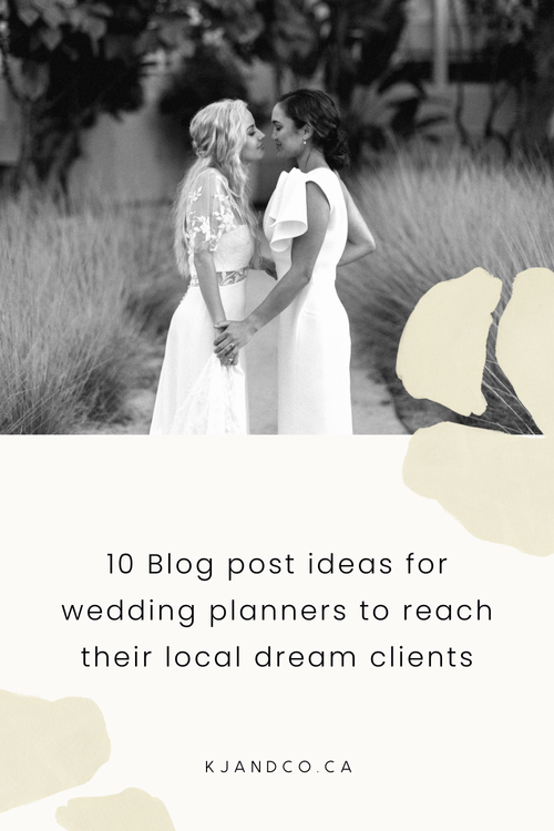 10 Blog Post Ideas For Wedding Planners — KJ & Co. | Business Coaching ...