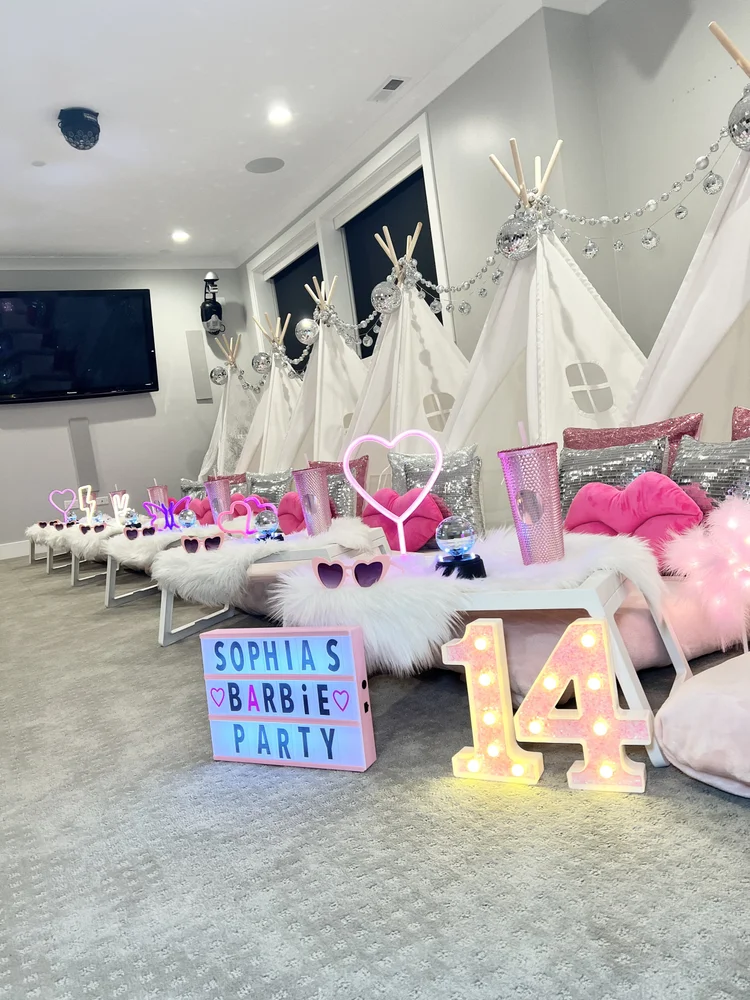 Pink Disco Nights Sleepover Party Theme | The Slumbers — The Slumbers