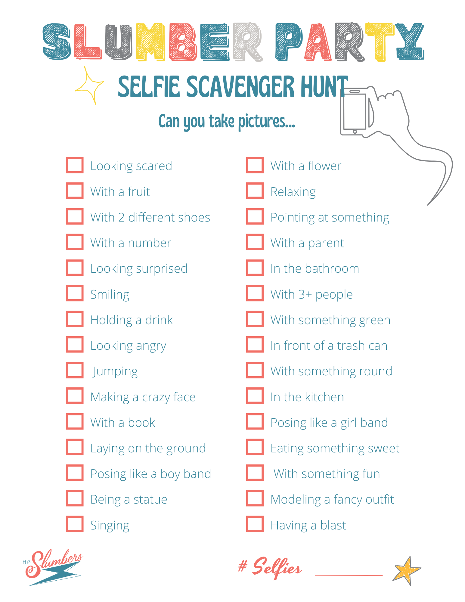 Free Printable Sleepover Activities and Games: Fun Ideas for Your Next ...