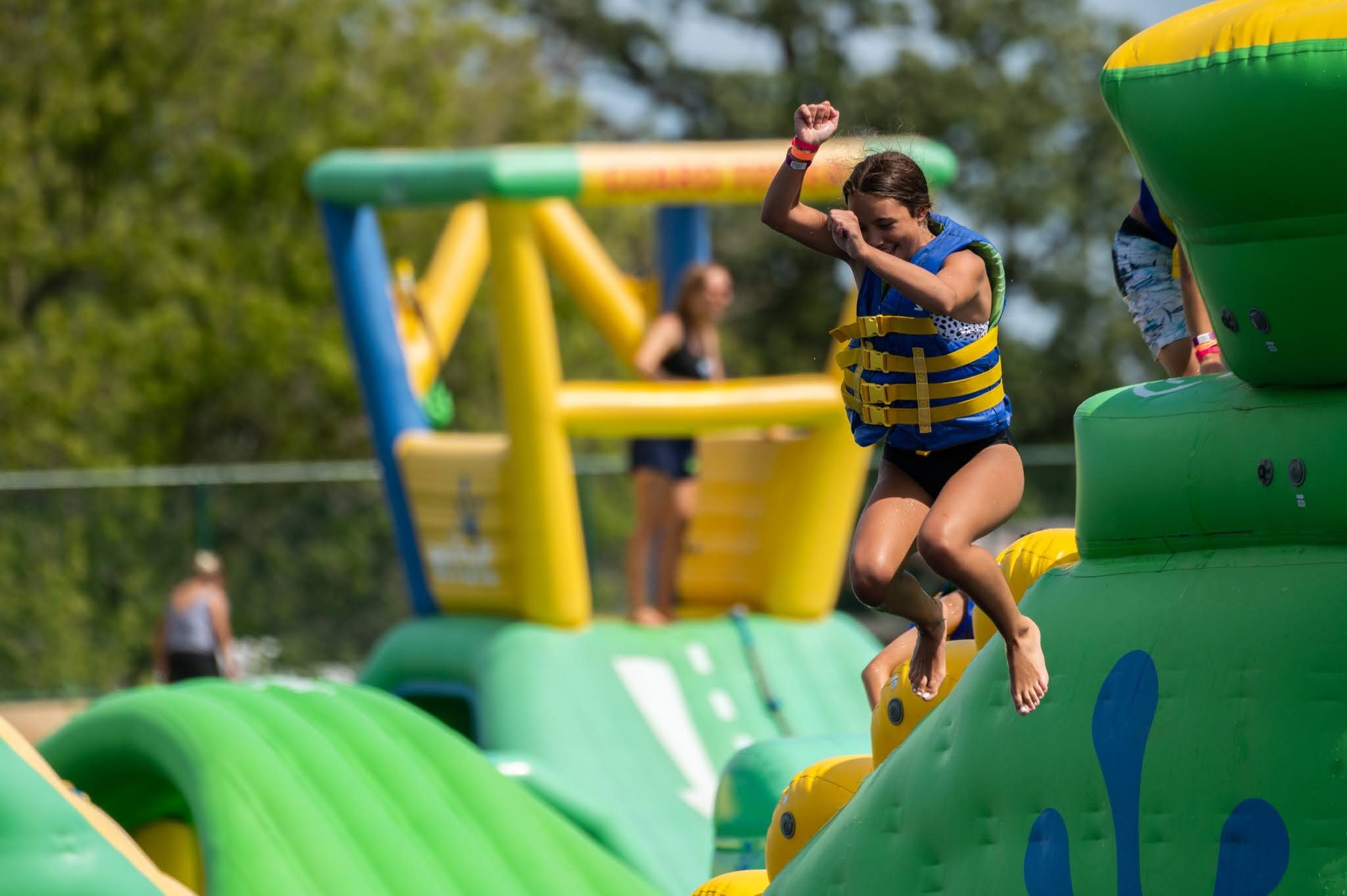 Adventure Island: The Midwest's Largest Floating Obstacle Course — Bear ...