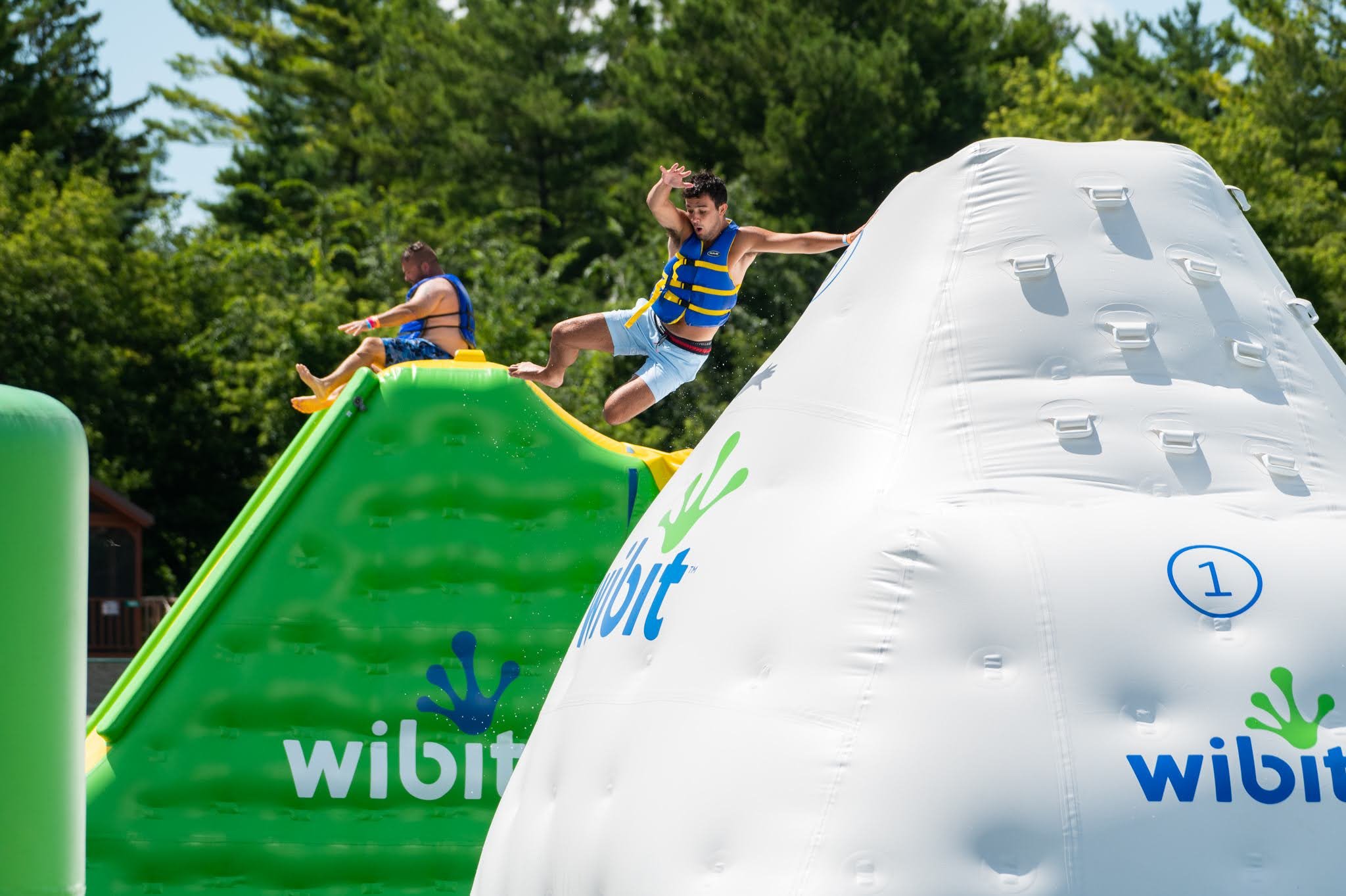 Adventure Island: The Midwest's Largest Floating Obstacle Course — Bear ...