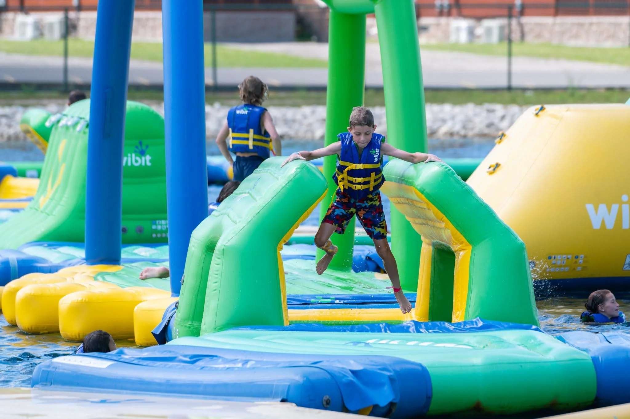 Adventure Island: The Midwest's Largest Floating Obstacle Course — Bear ...