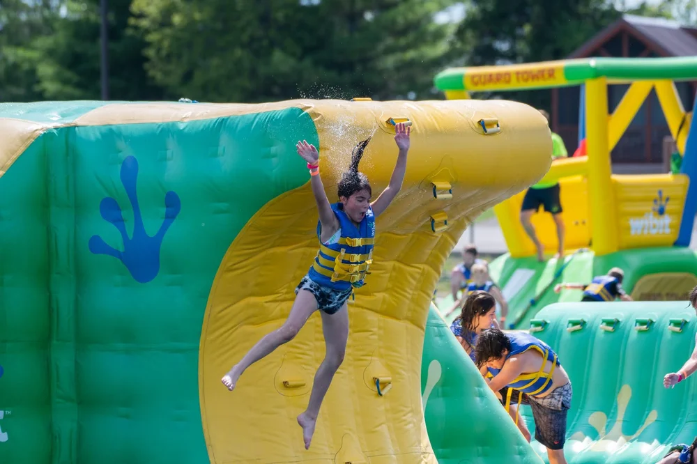 Adventure Island: The Midwest's Largest Floating Obstacle Course — Bear ...