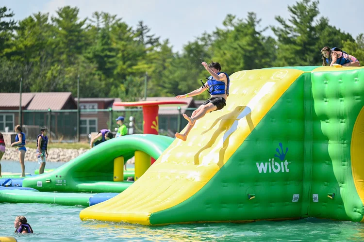 Adventure Island: The Midwest's Largest Floating Obstacle Course — Bear ...