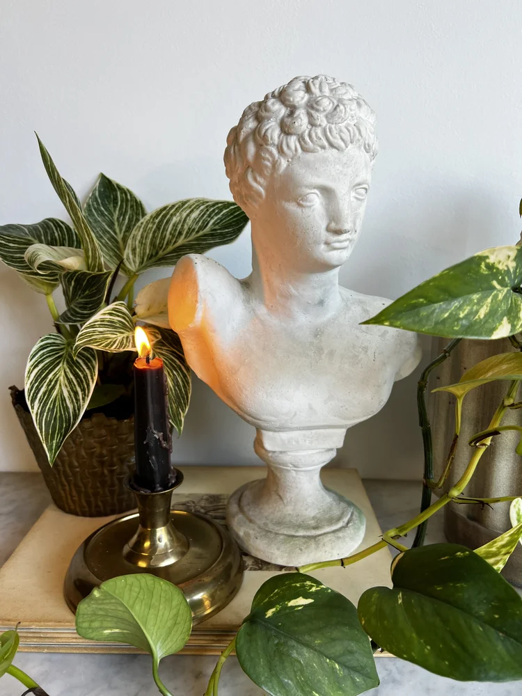 Vintage Concrete Bust of David Tributary Collective — Tributary Collective