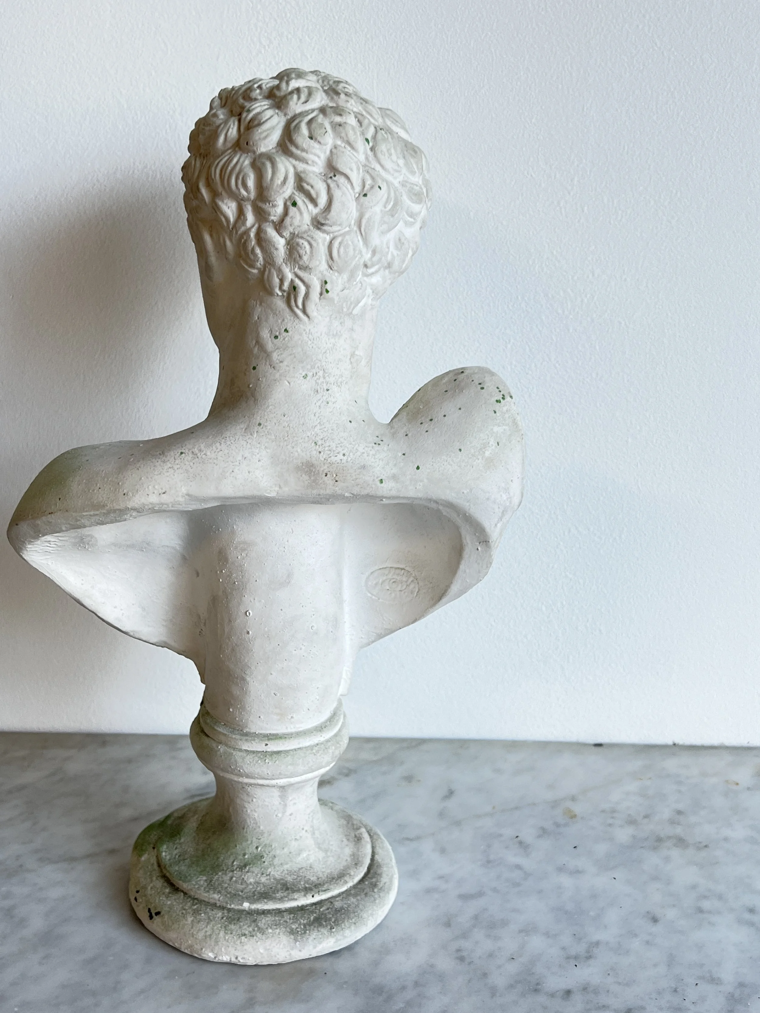 Vintage Concrete Bust of David Tributary Collective — Tributary Collective