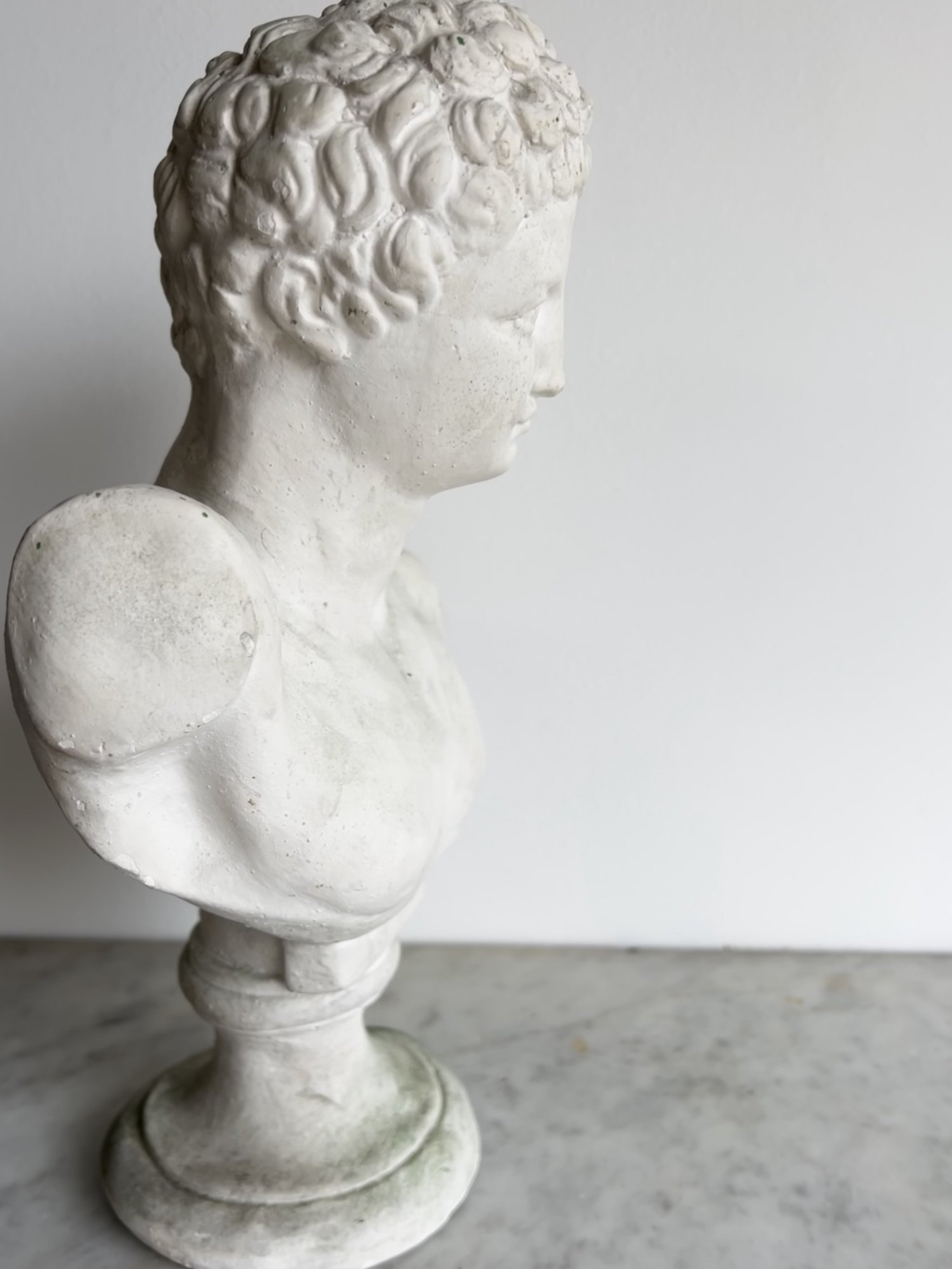 Vintage Concrete Bust of David Tributary Collective — Tributary Collective