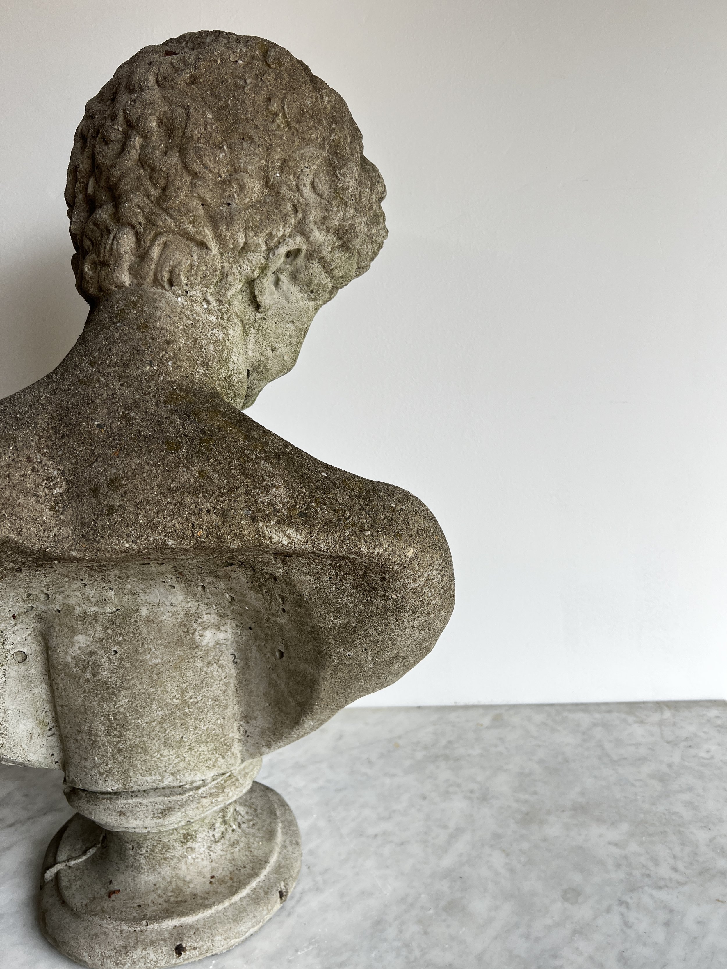 Vintage Plaster Bust of Hermes Tributary Collective — Tributary Collective
