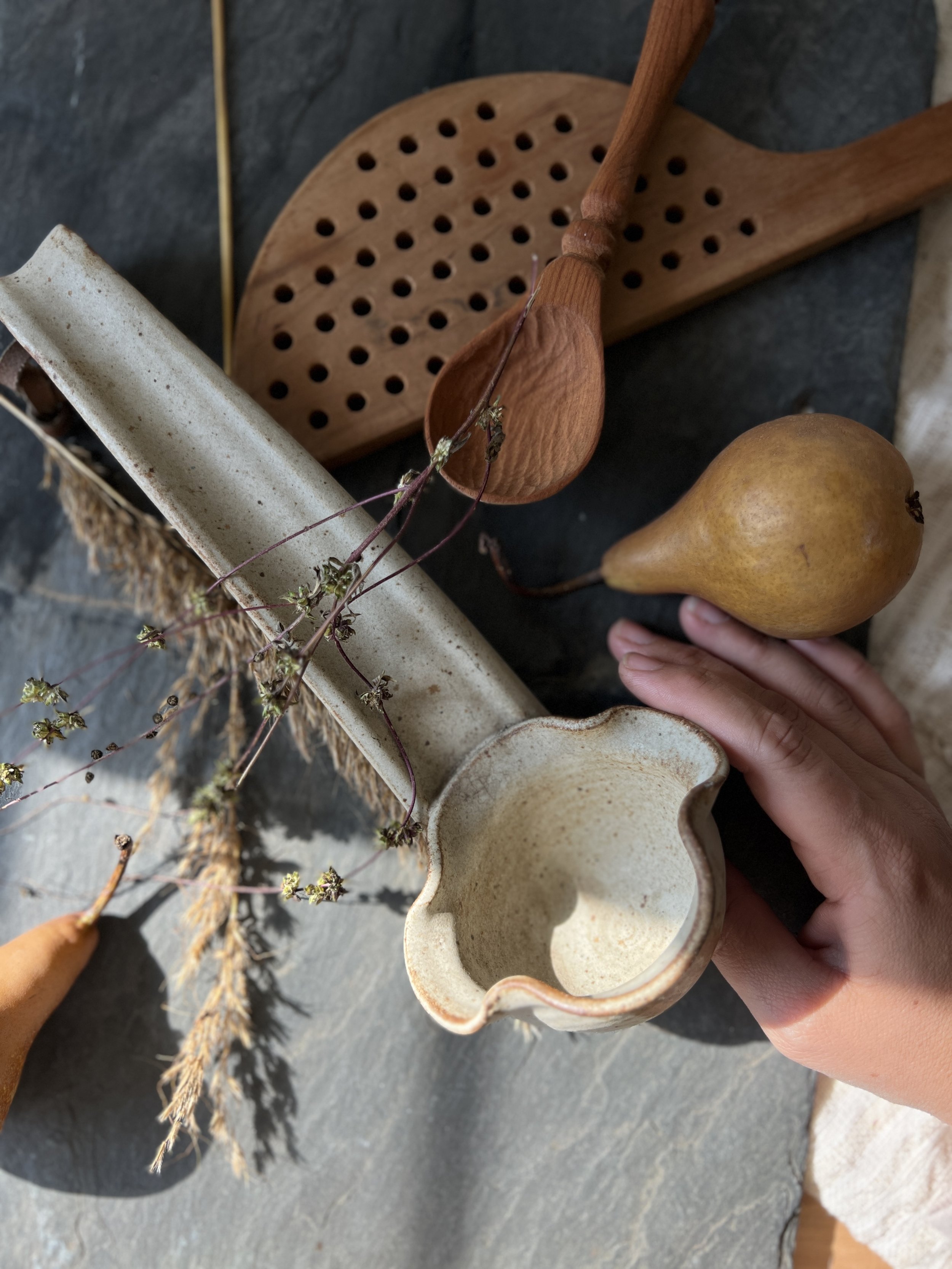 Handmade Pottery Ladle — Tributary Collective