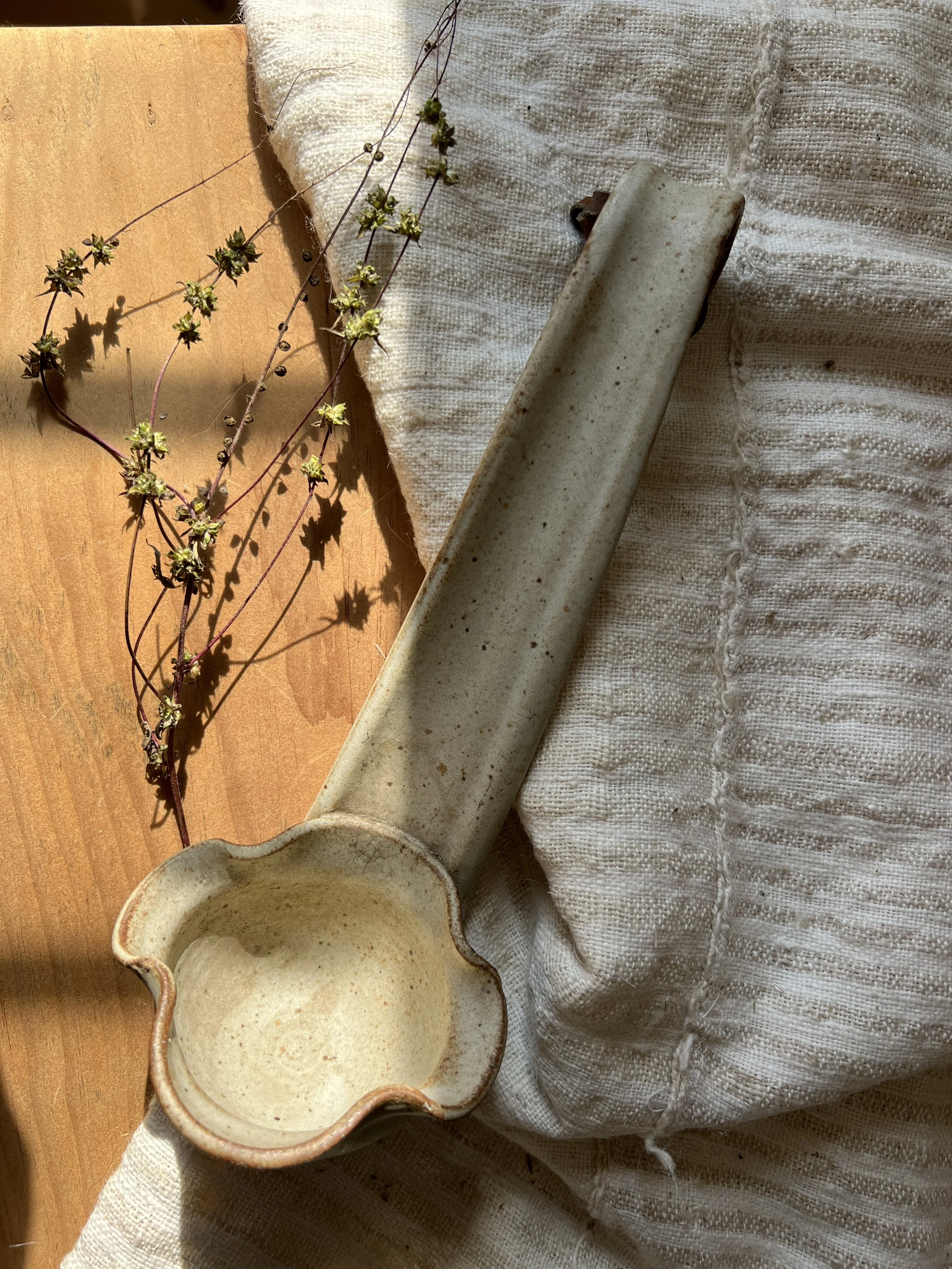 Handmade Pottery Ladle — Tributary Collective