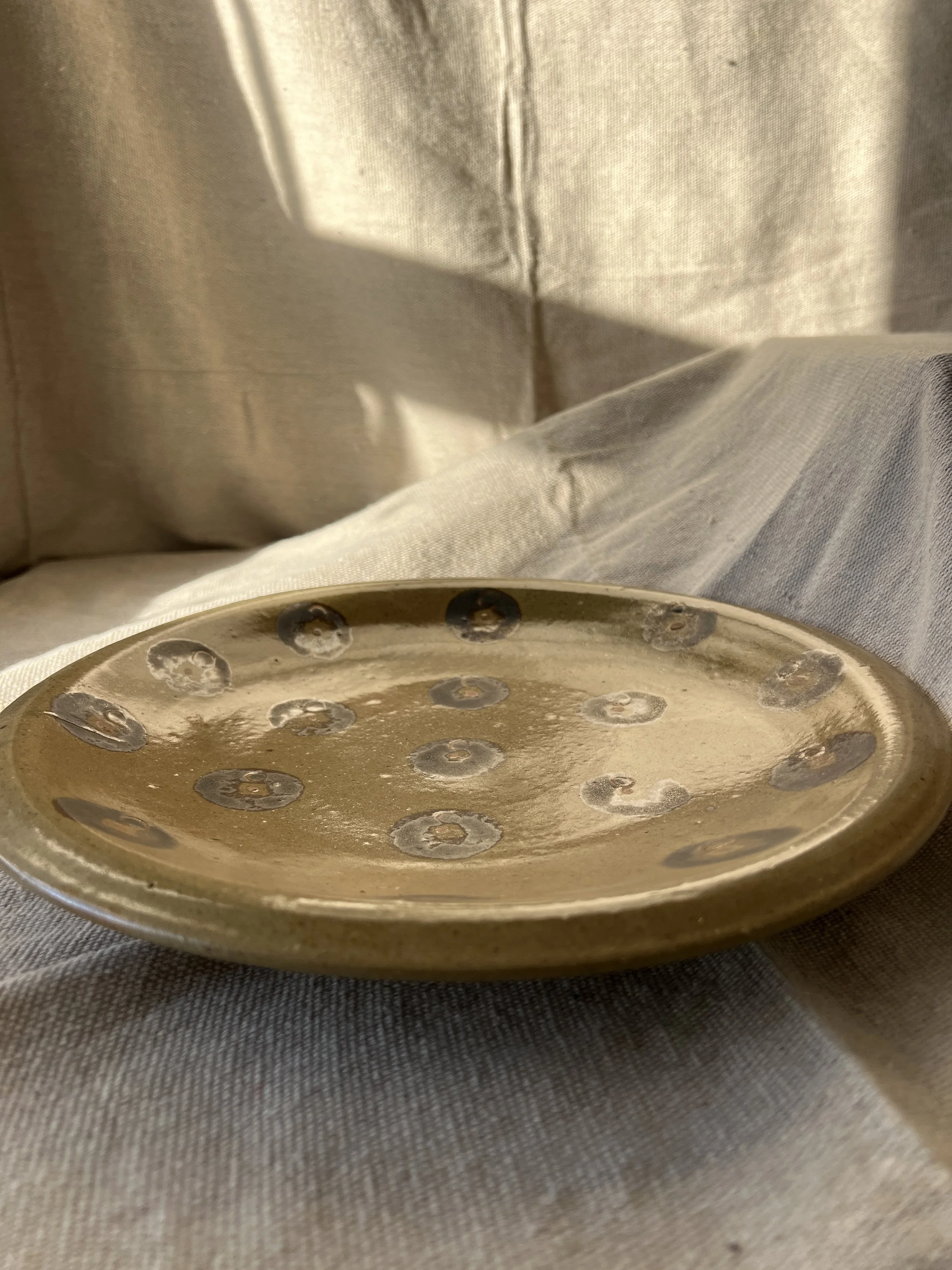 Mid Century Colored Amber Glass Set Tributary Collective — Tributary ...
