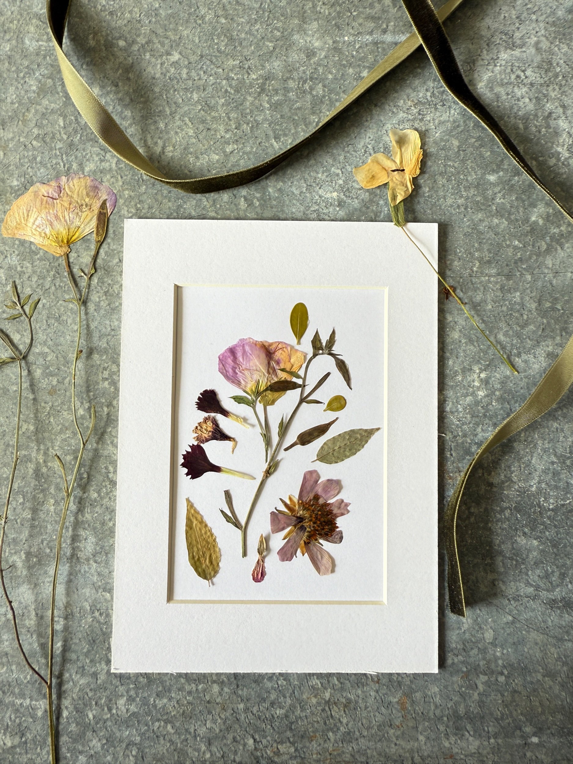 Pen and ink sketch of flowers on paper — Tributary Collective
