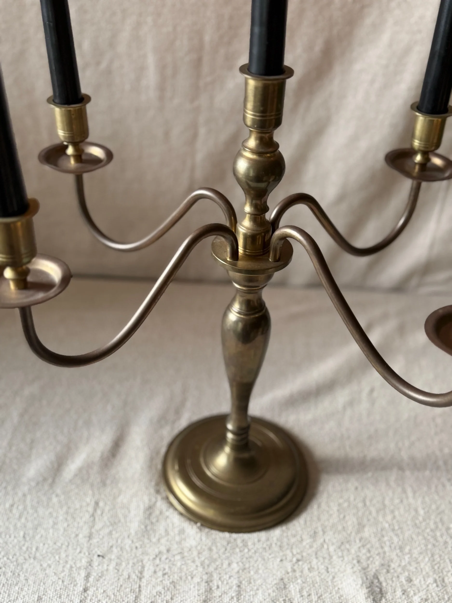 Pair of Metal Verdigris Candlesticks Tributary Collective — Tributary ...
