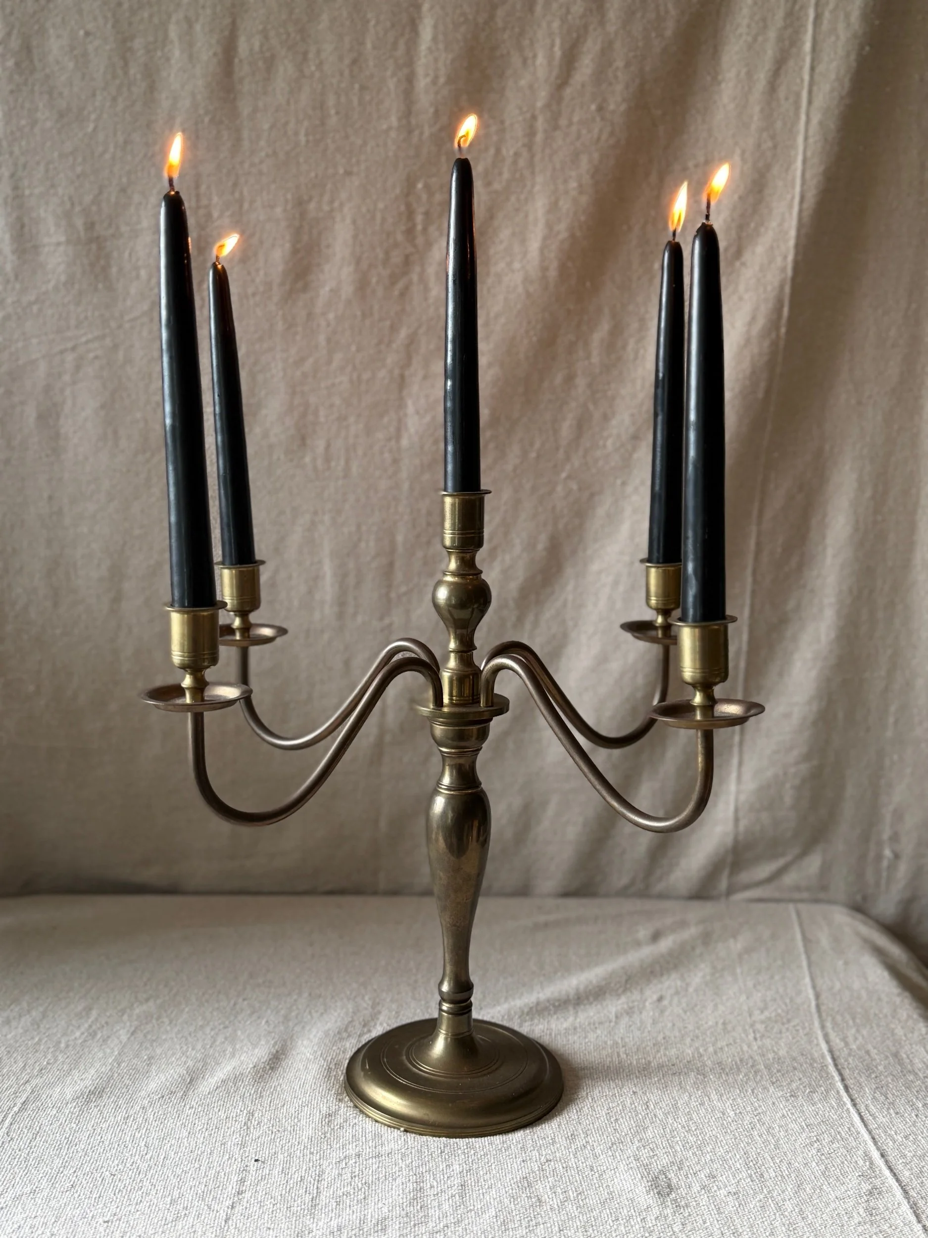 Pair of Metal Verdigris Candlesticks Tributary Collective — Tributary ...