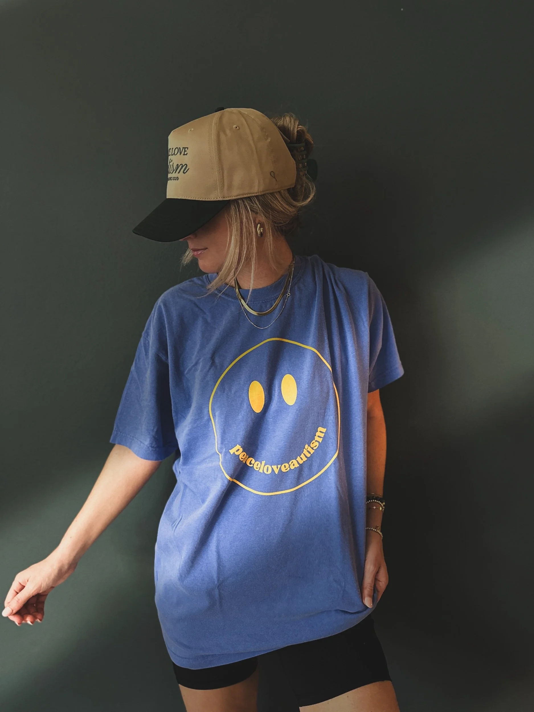 PLA Blue Dad Hat — PEACE LOVE AUTISM