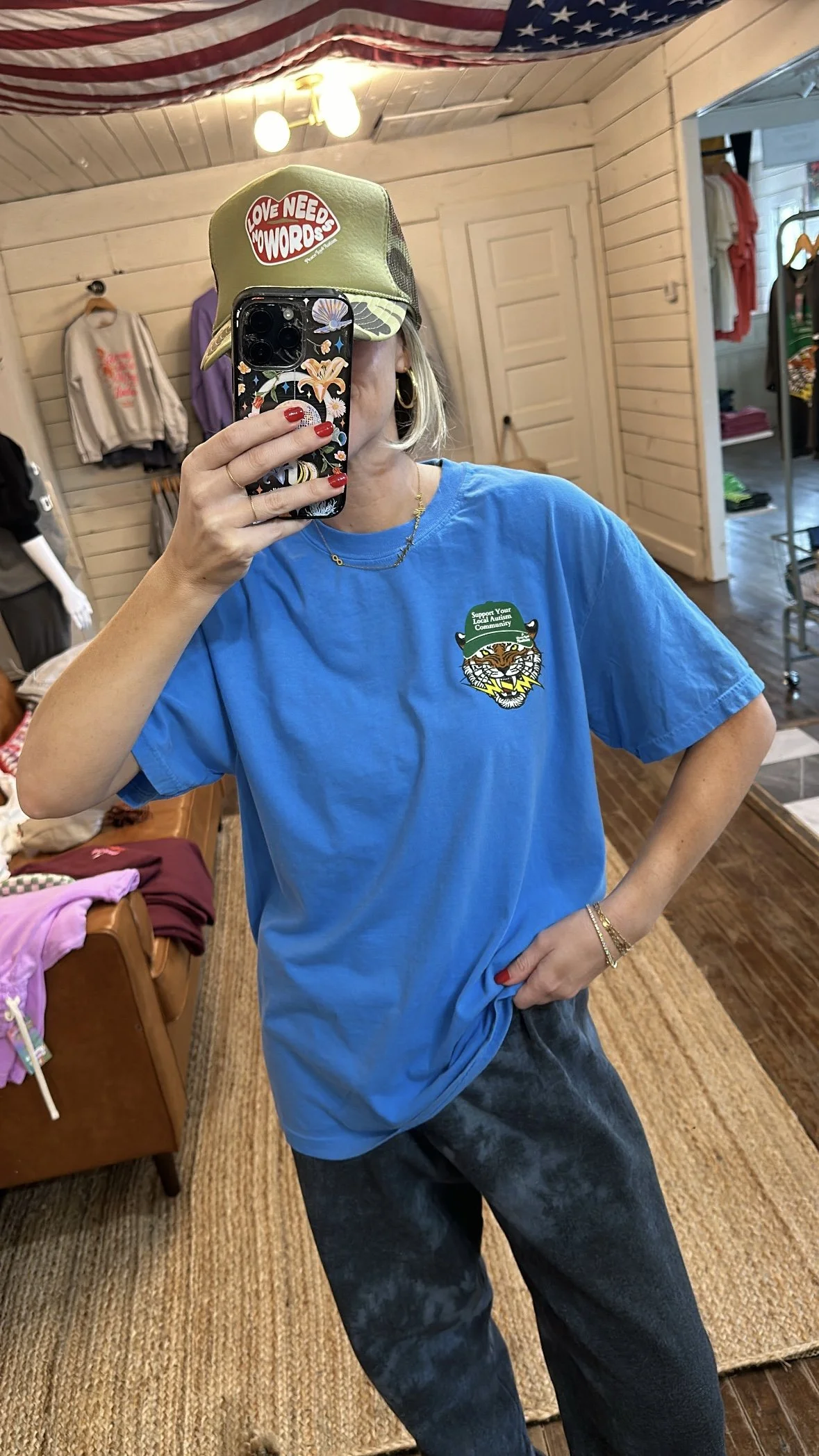 Neon Violet Inclusion is the Vibe Boxy Tee — PEACE LOVE AUTISM
