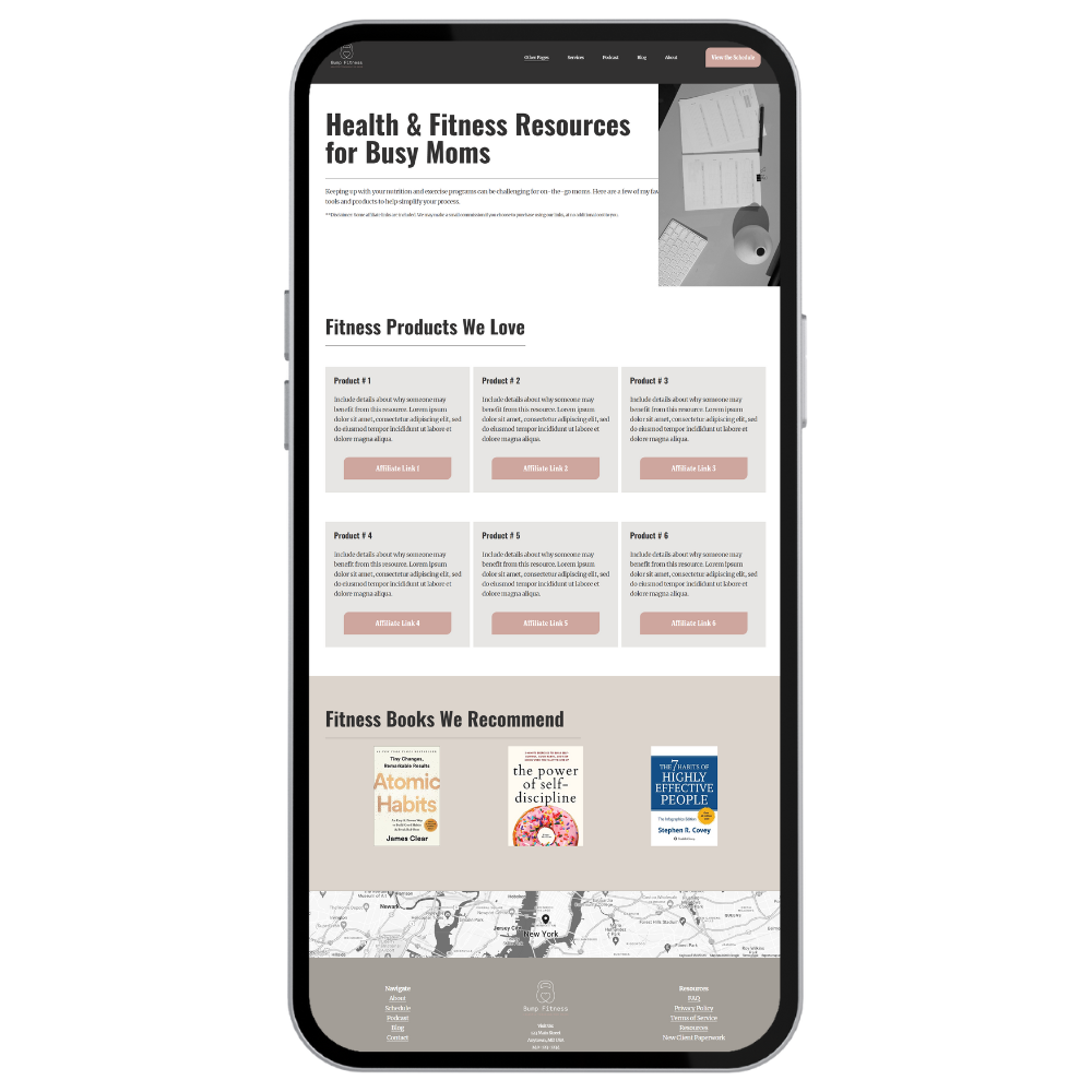 Bump Fitness Template — Hilltop Help