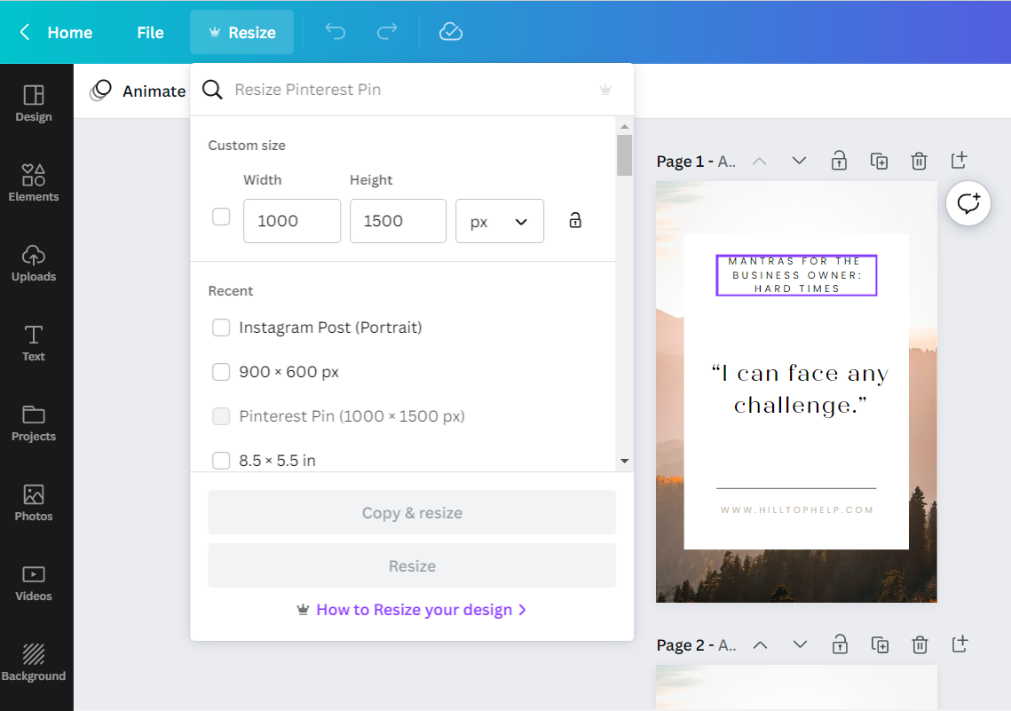 The Ultimate Guide to Designing Pinterest Graphics — Hilltop Help