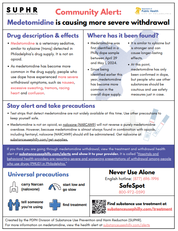 Medetomidine: What you need to know about the new street drug taking over Philly. — Substance ...