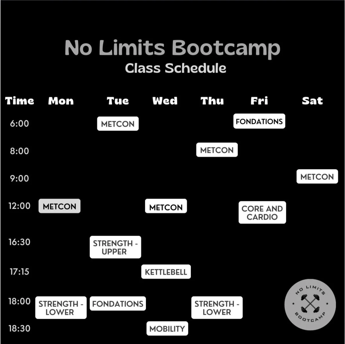 NoLimits Bootcamp