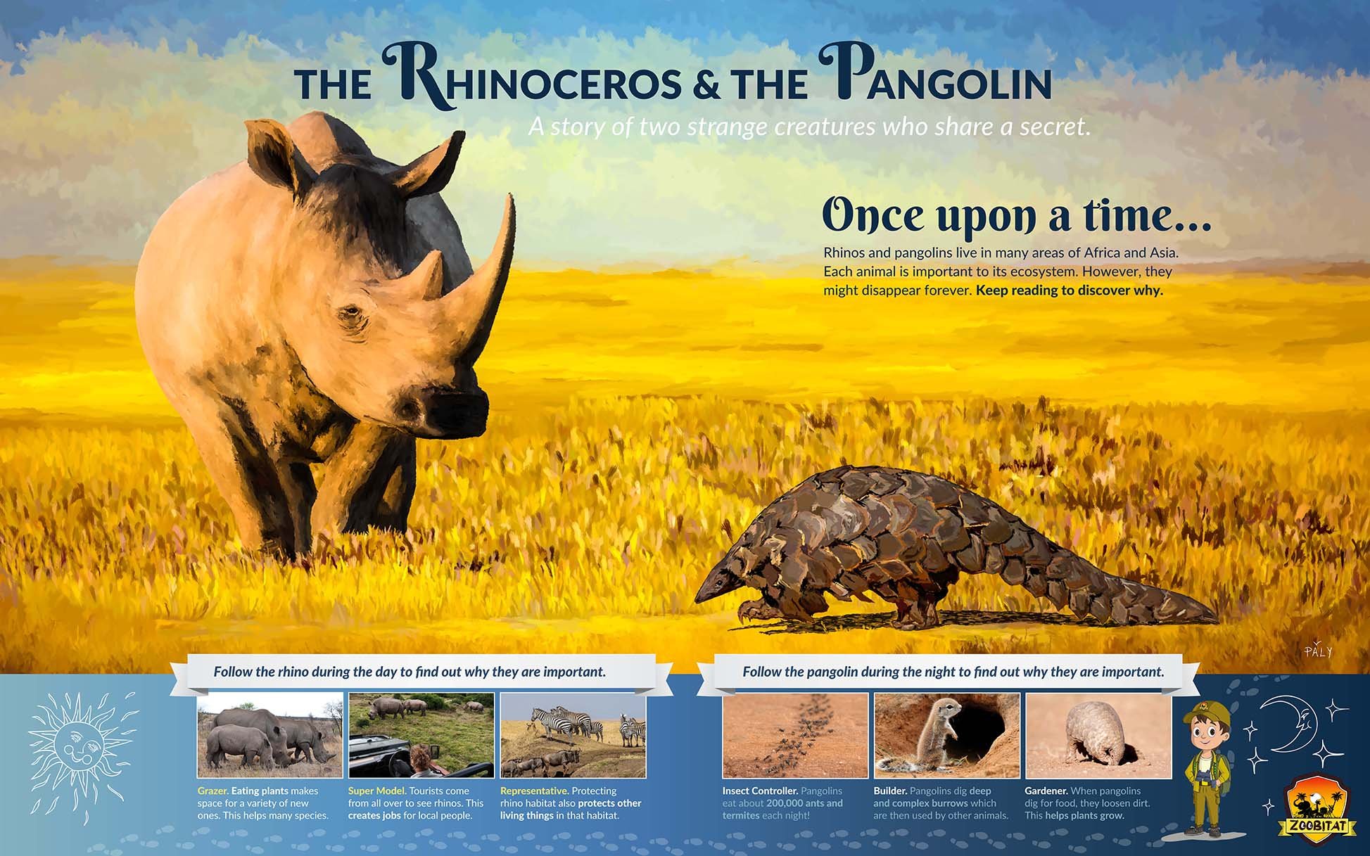 RhinoPangolinExhibitPage — Zoobitat.org