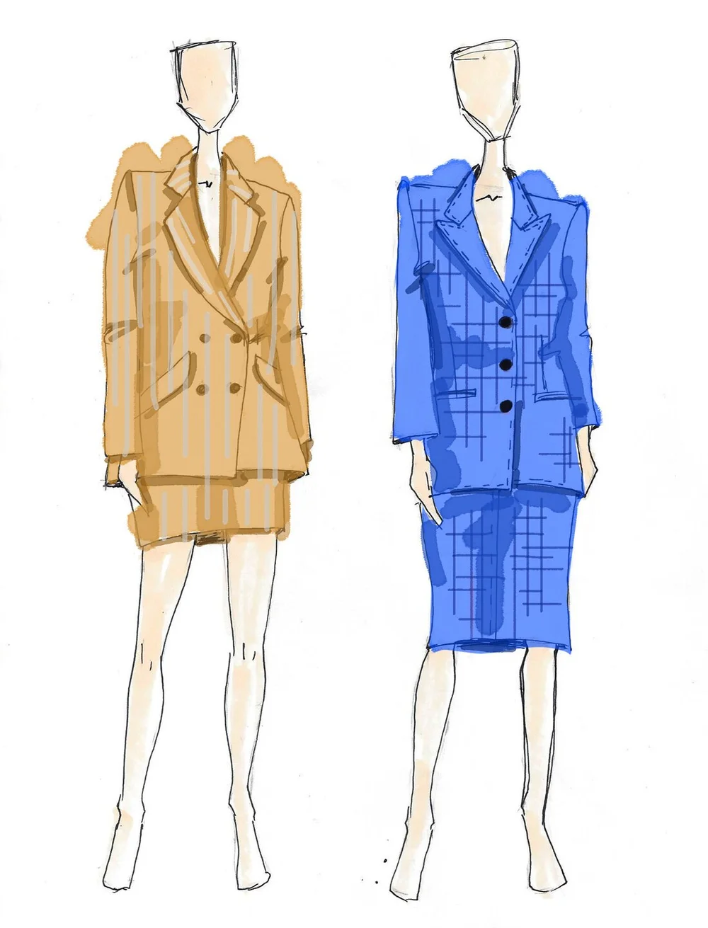 Custom Women's Skirt Suits — Watson Ellis Custom Tailored Suits