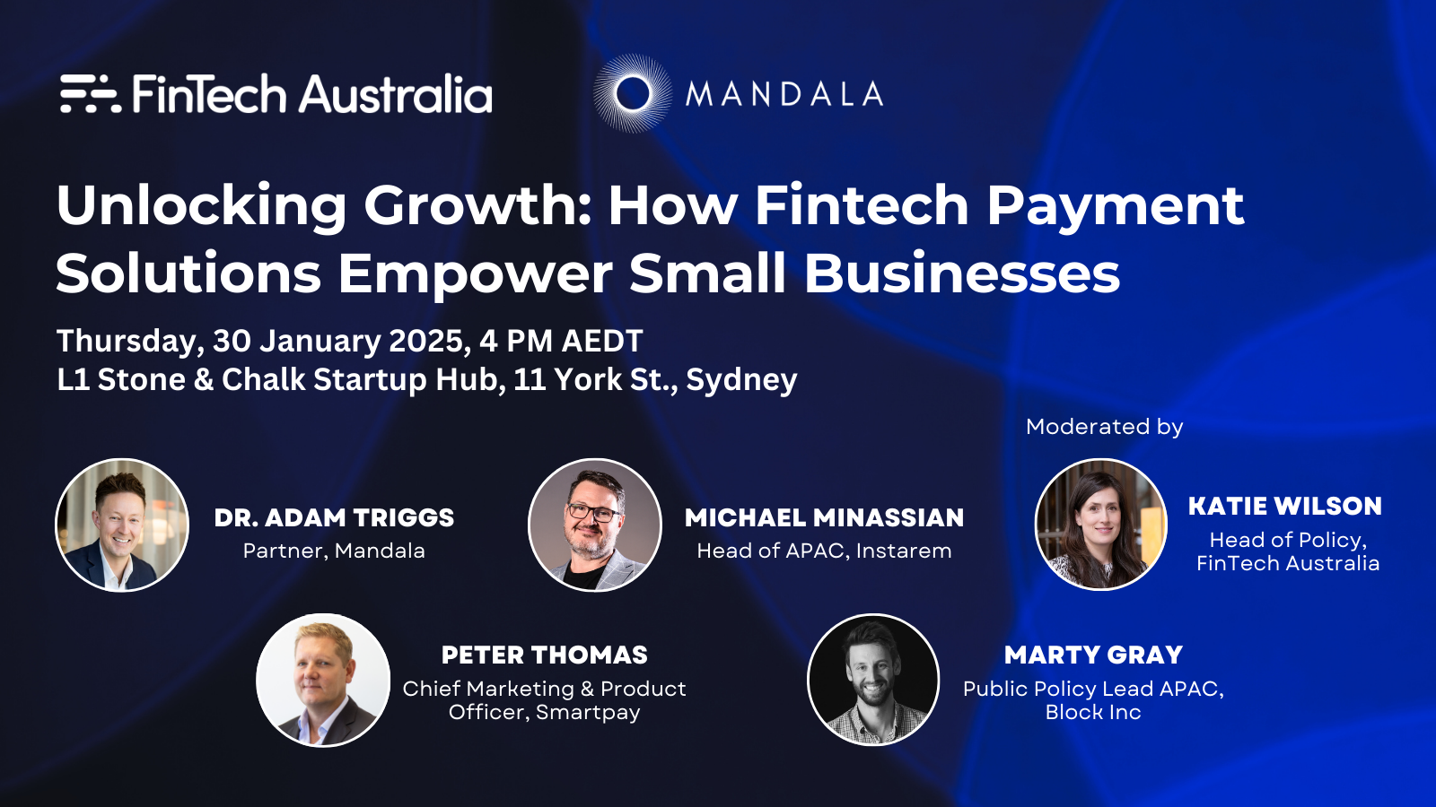 FinTech Australia Report Launch Event — Unlocking Growth: How Fintech Payment Solutions Empower ...