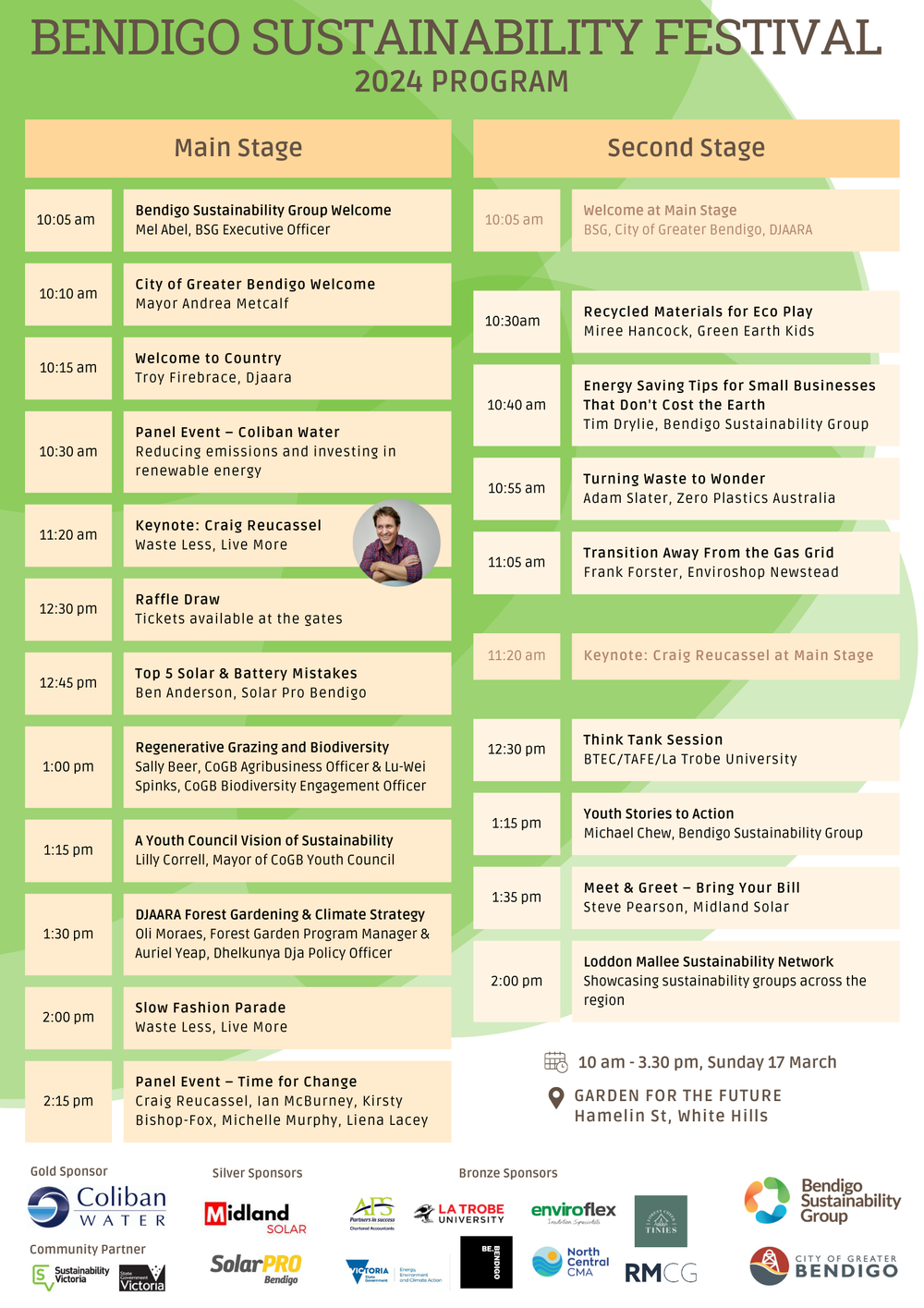 BSF 2024 Program — Bendigo Sustainability Group