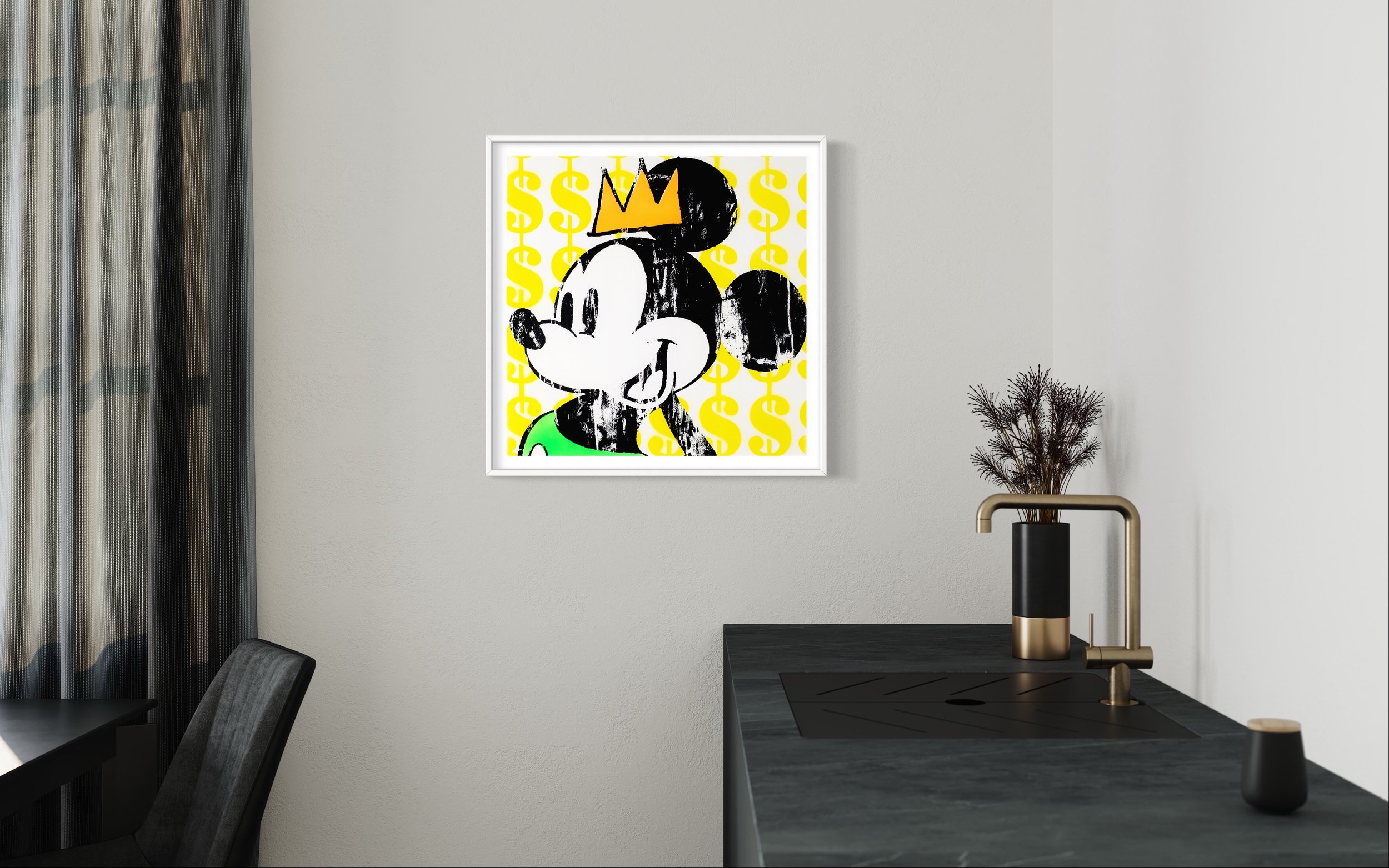 King Mickey. Ben Allen art print - BEN ALLEN ART