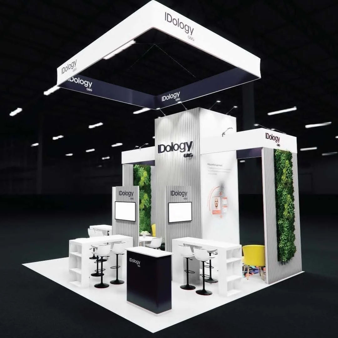 Las Vegas | Trade Show Booth | Brightest Backlit Display - 20x20 Trade ...