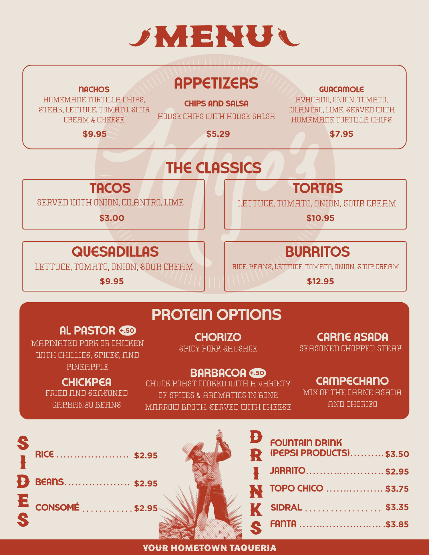 Fox Lake Menu — Mijo's