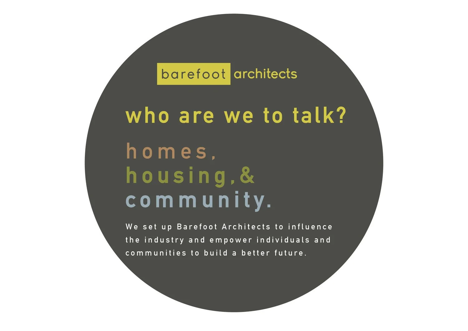 Frome Architecture Club. Housing the Future : Who, What, Where, When ...