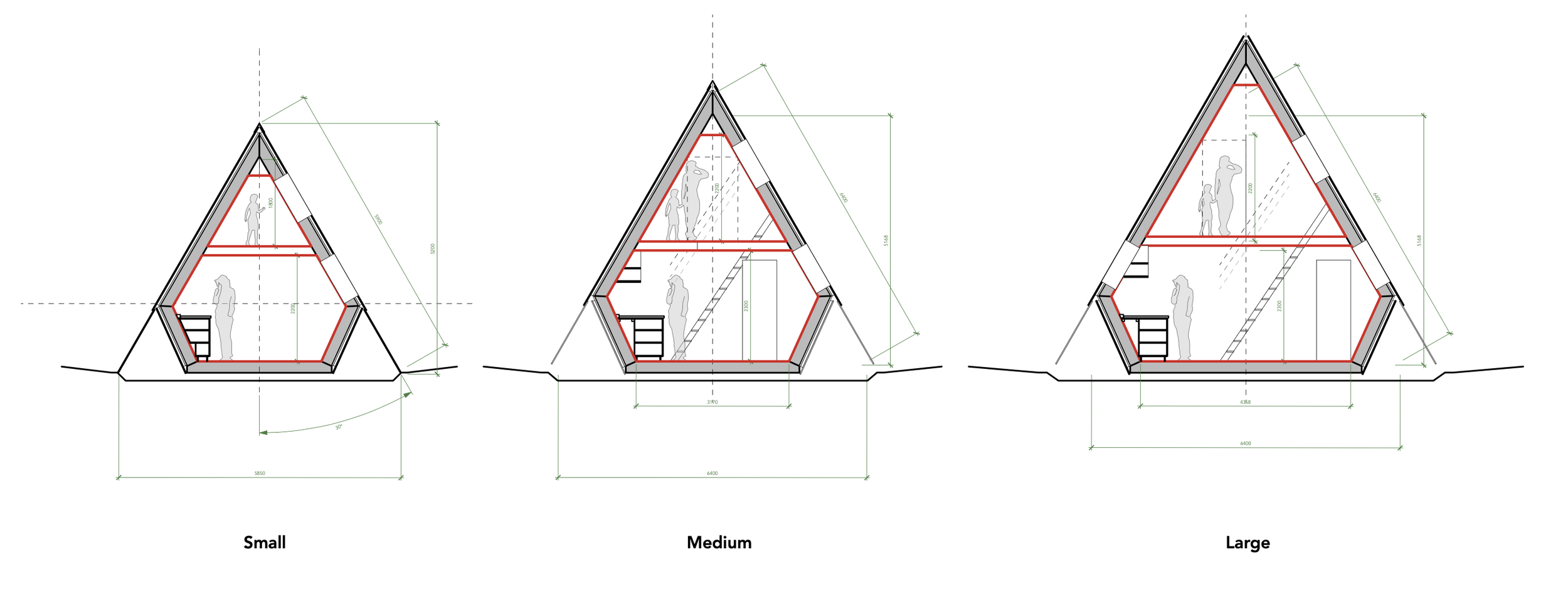Architect-Designed Garden Cabins | Kuba, Penta & Hexa | Barefoot Cabins ...
