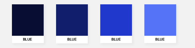 Royal Blue Color Swatch
