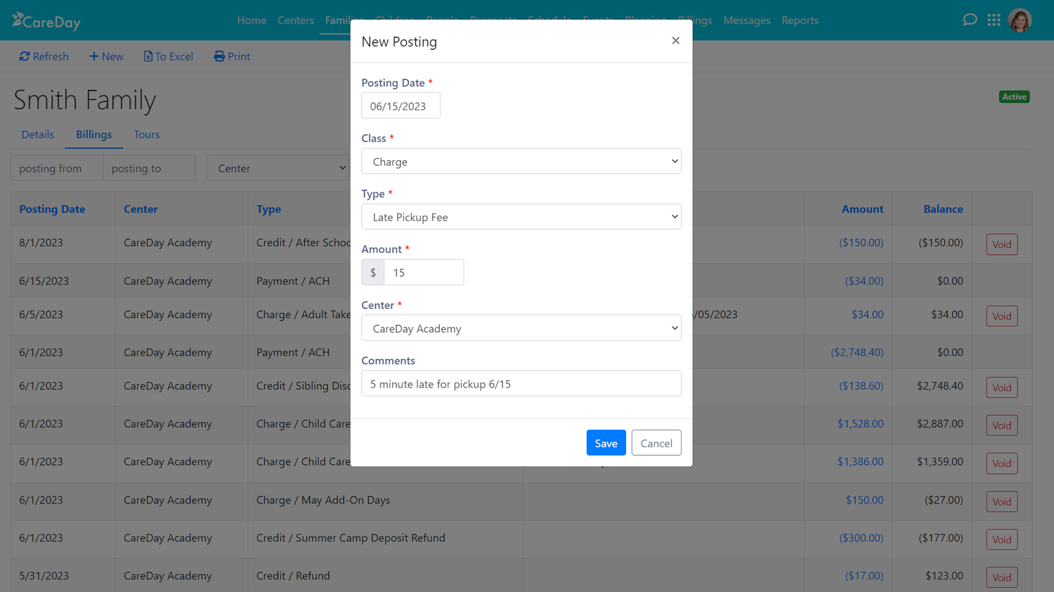 Billing & Payment Processing — CareDay Solutions