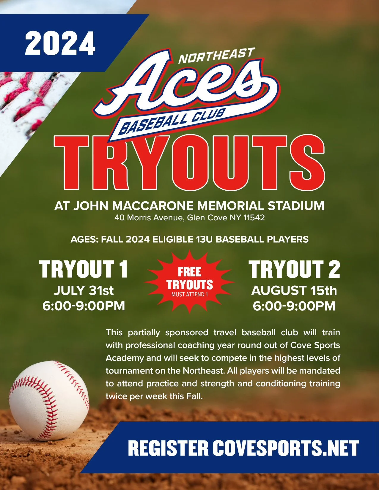 Aces Baseball Club — Cove Sports Academy