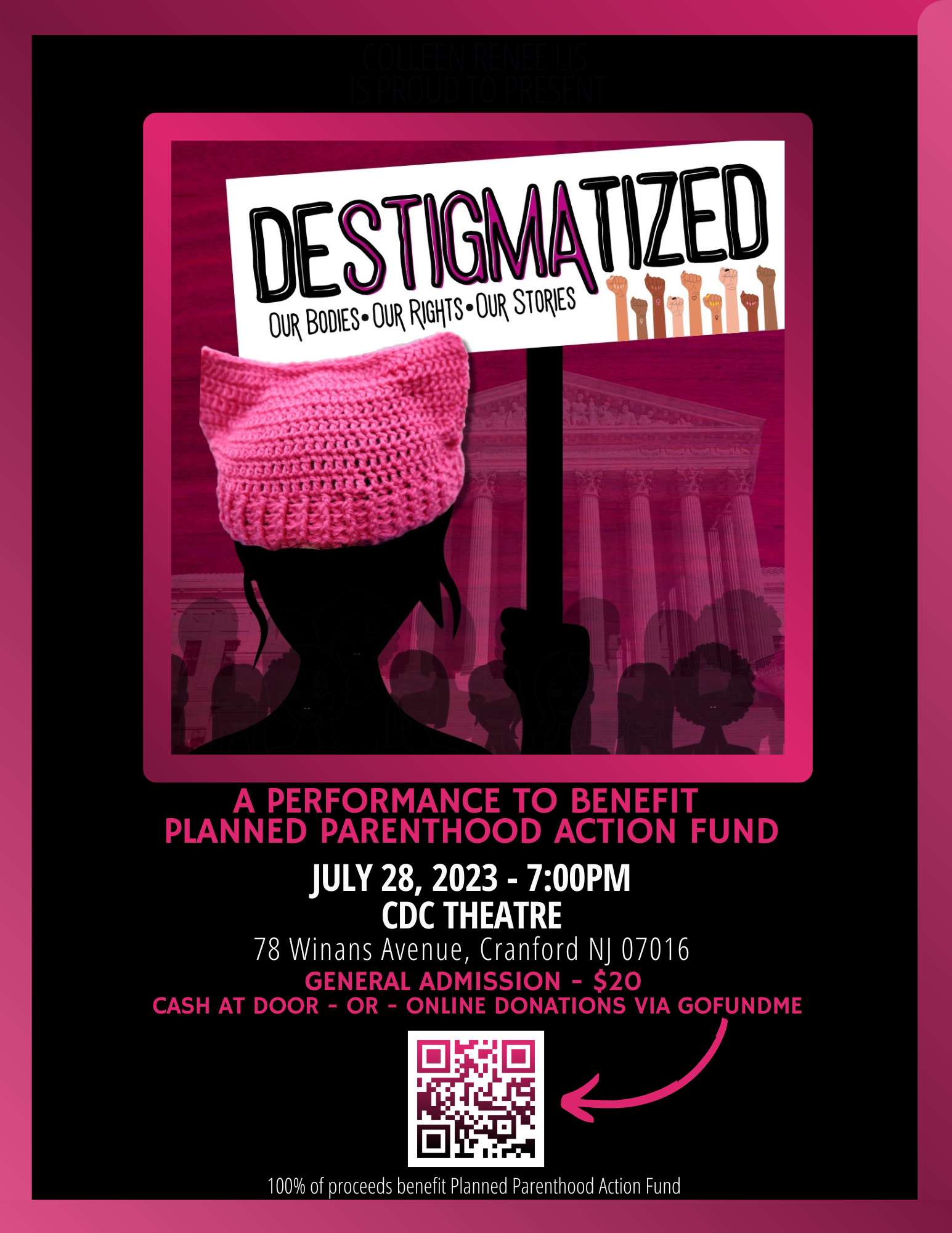 Upcoming Shows — Destigmatized: Our Bodies, Our Rights, Our Stories