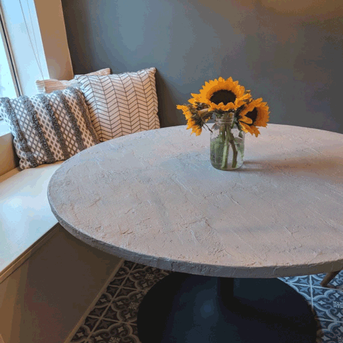 DIY Concrete Table In 4 Easy Steps — Transparent Interiors