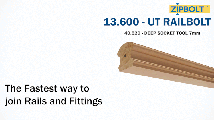 Zipbolt UT Railbolt 13.600 — Zipbolt