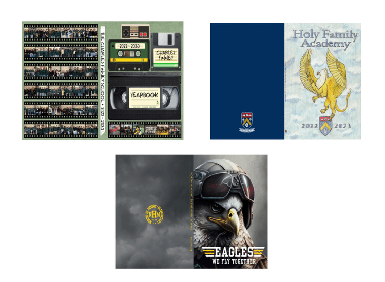 Student Created Yearbook Covers — Picaboo Yearbooks