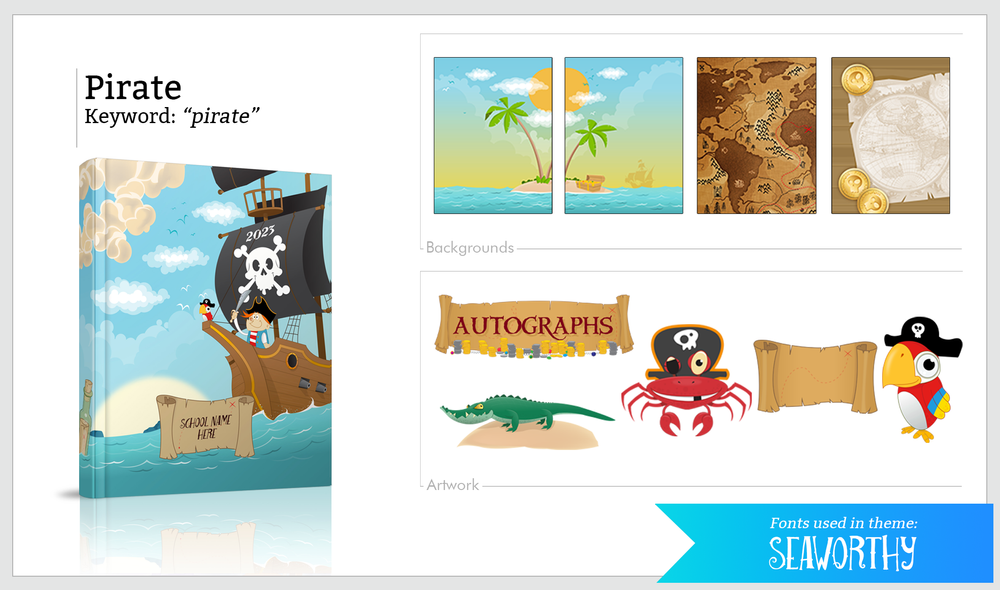 Artfully Designed Yearbook Themes | Picaboo Yearbooks — Picaboo Yearbooks