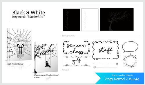 Artfully Designed Yearbook Themes | Picaboo Yearbooks — Picaboo Yearbooks