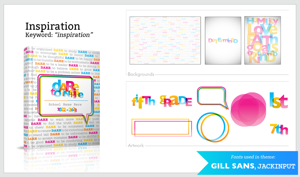 Artfully Designed Yearbook Themes | Picaboo Yearbooks — Picaboo Yearbooks