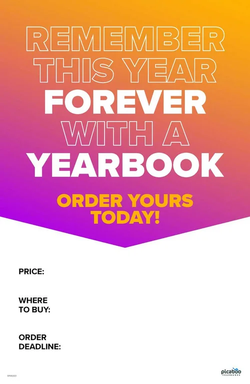 Yearbook Posters | Eye-Catching Promotion for Increased Sales | Picaboo ...