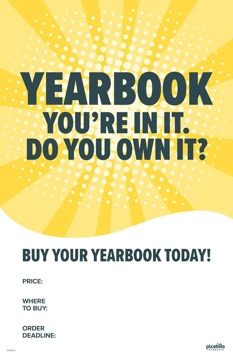 Yearbook Posters | Eye-Catching Promotion for Increased Sales | Picaboo ...