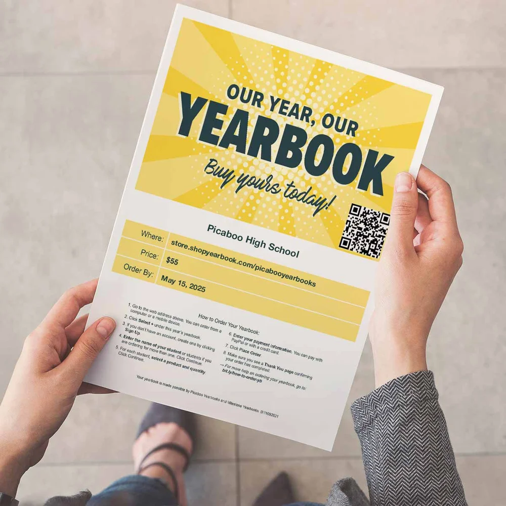 Customizable Yearbook Flyers | Boost Sales with Engaging Templates ...