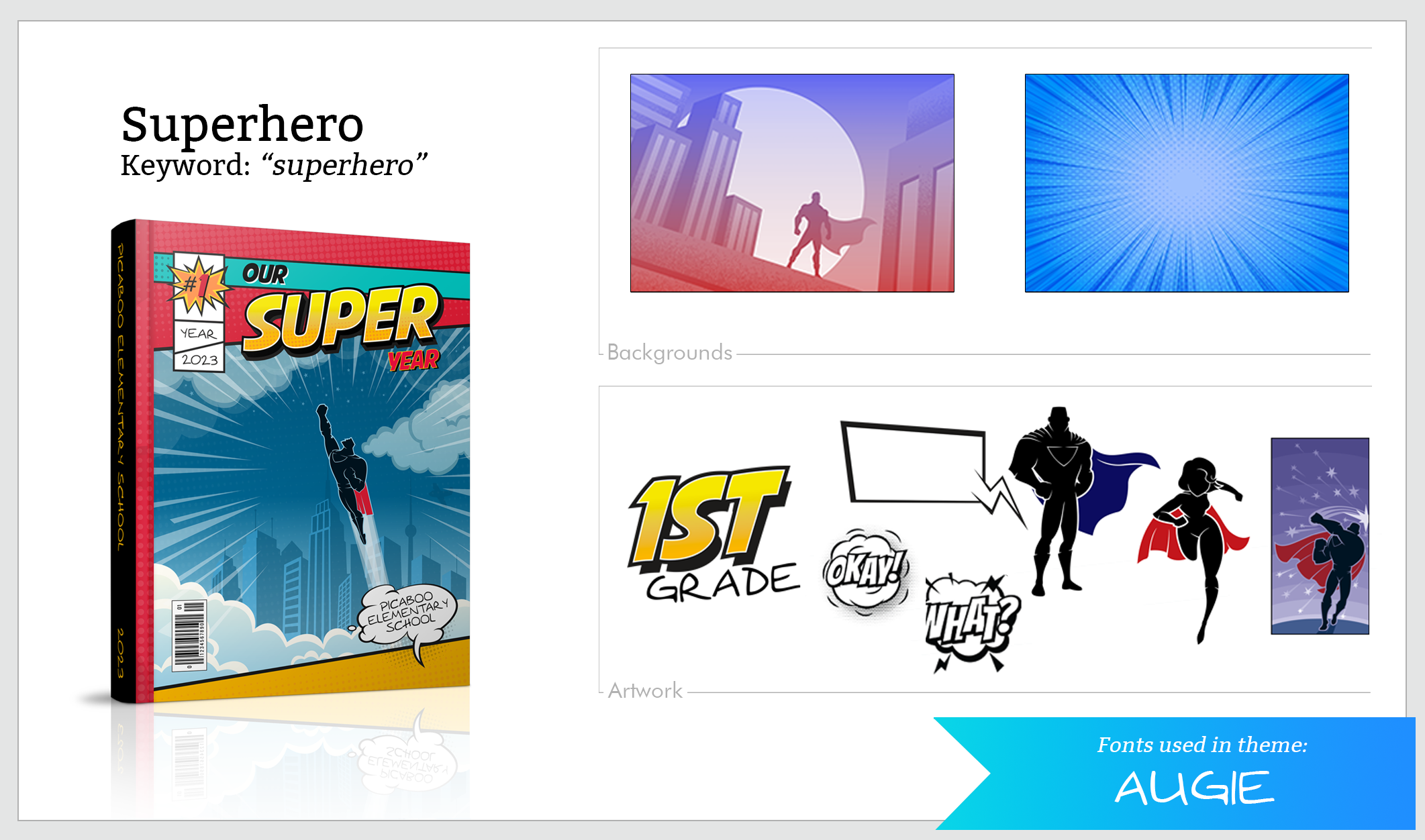 Artfully Designed Yearbook Themes | Picaboo Yearbooks — Picaboo Yearbooks