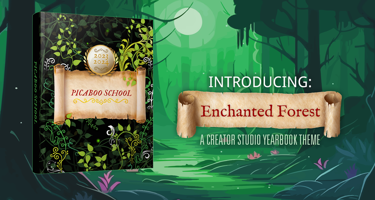 Artfully Designed Yearbook Themes | Picaboo Yearbooks — Picaboo Yearbooks